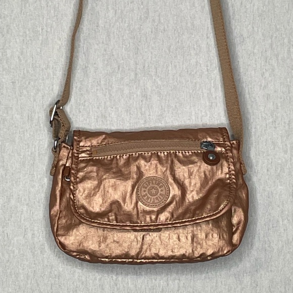 Kipling | Bags | Kipling Rose Gold Crossbody Bag | Poshmark